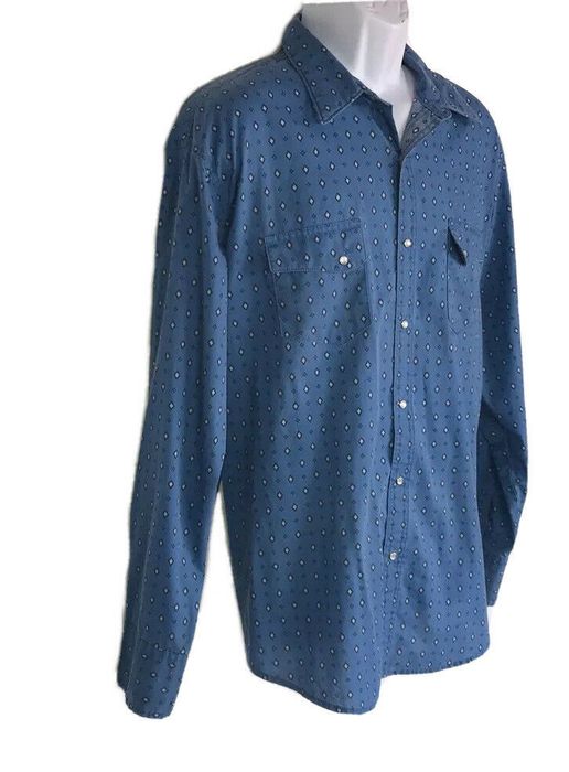 Wrangler Vtg Wrangler Western Shirt Pearl Snap Men's XXL Long Slv | Grailed Wrangler Vtg Wrangler Western Shirt Pearl Snap Men's XXL Long Slv | Grailed