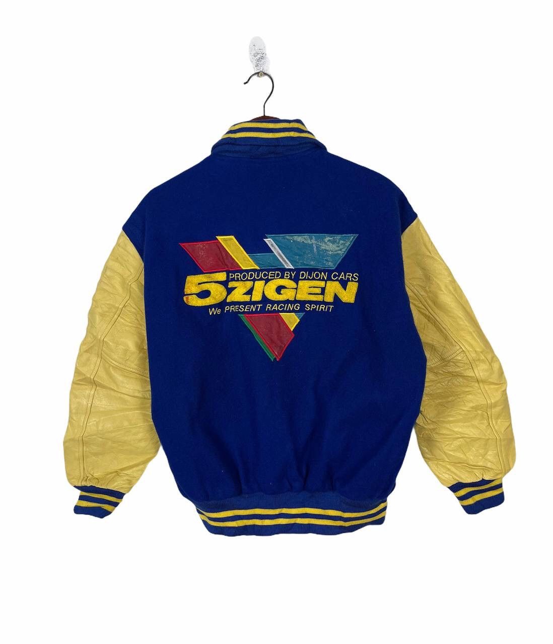 Japanese Brand × Vintage Vintage 5ZIGEN Dijon Cars Varsity Jacket ...