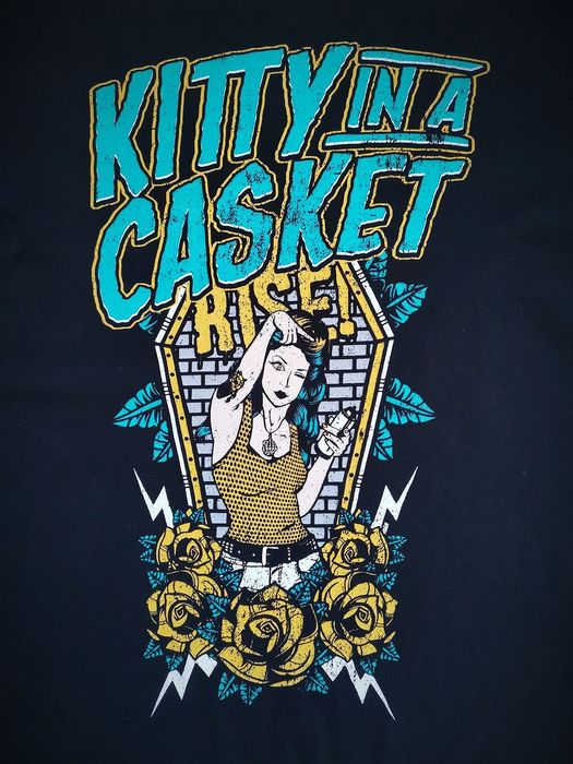 Rock Band KITTY IN A CASKET x T-Shirt | Grailed