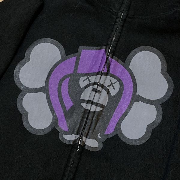Bape Bape x kaws hoodie | Grailed