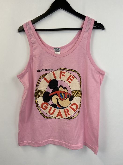 Vintage Vintage Mickey Mouse lifeguard San Francisco tank | Grailed