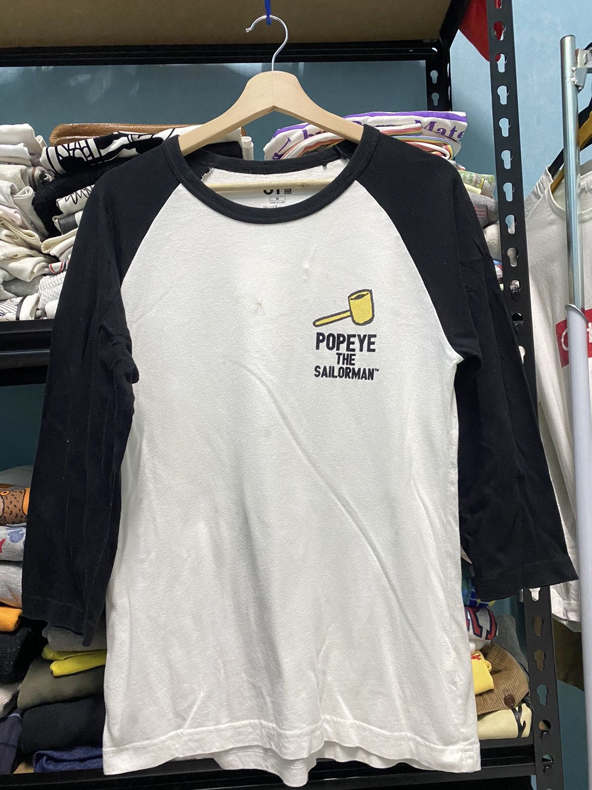 Disney × Movie × Uniqlo POPEYE x UNIQLO 3 QUARTER TSHIRT | Grailed