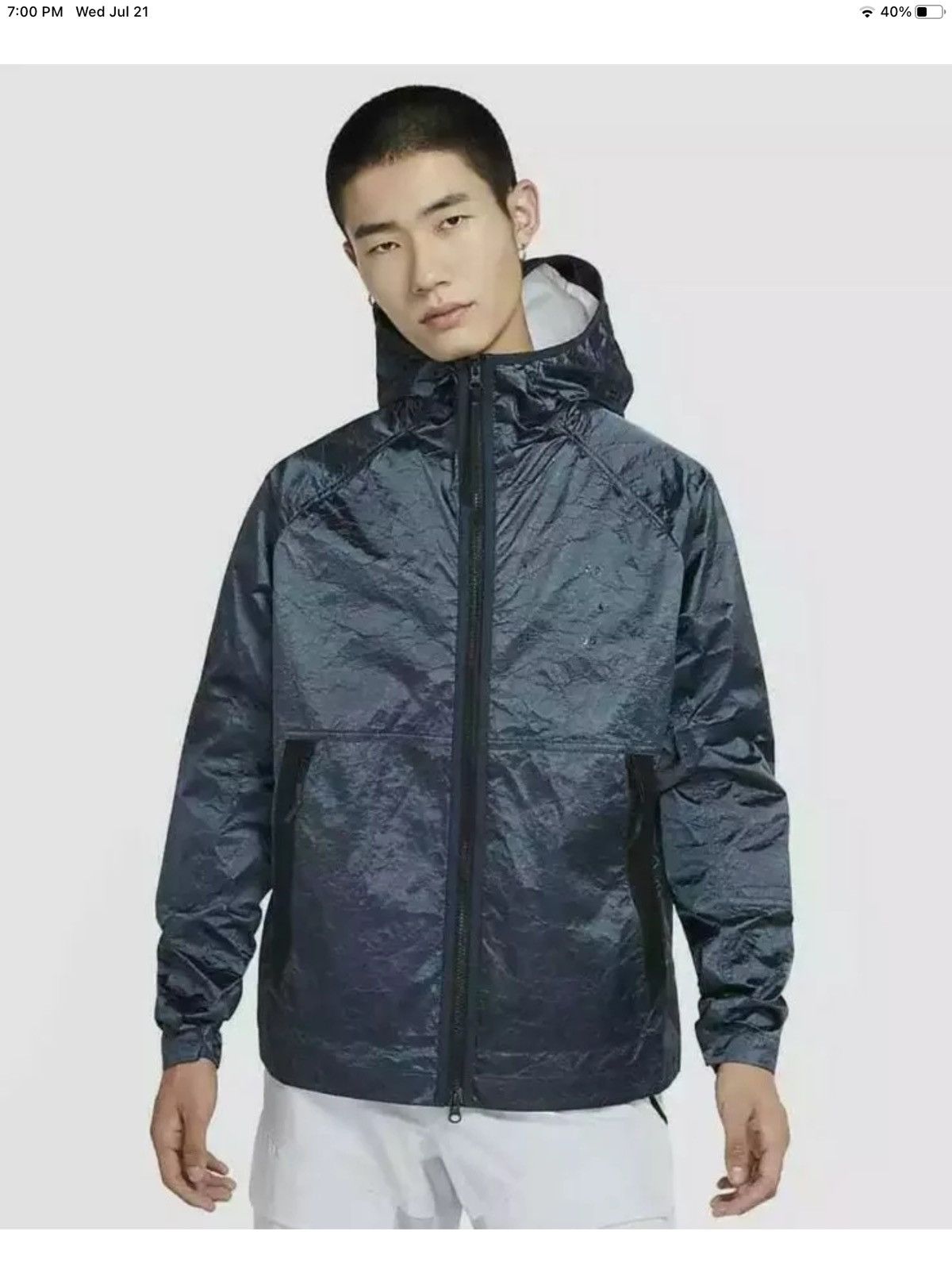 Nike Nike Sportswear Teck Pack Deep Ocean Woven Hooded Jacket | Grailed
