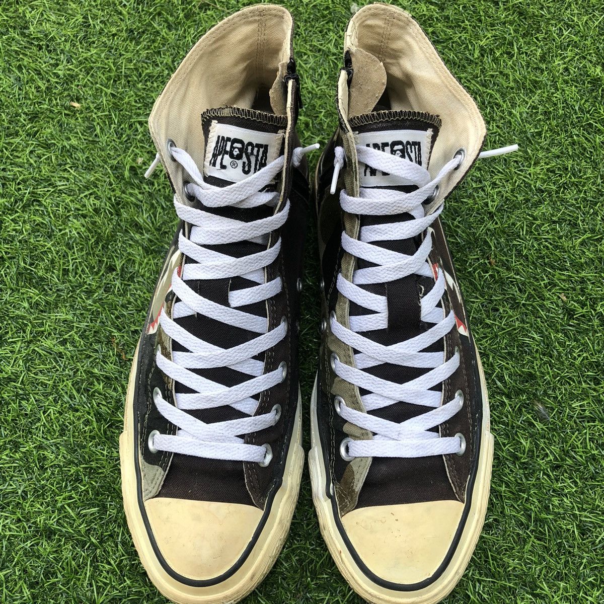 Bape Bape Shark Ape Sta x Converse | Grailed