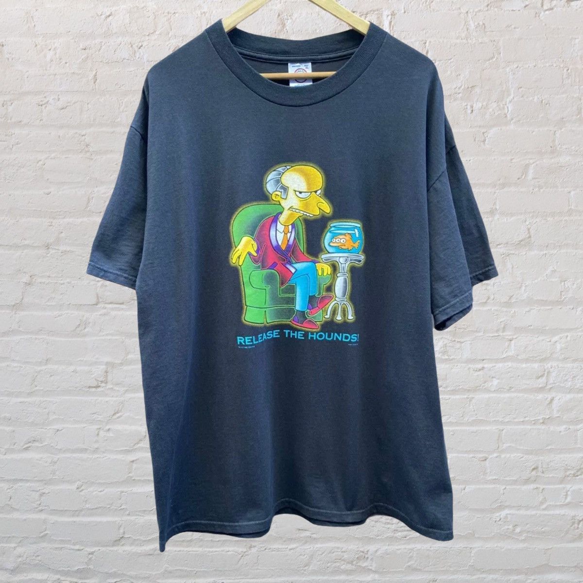 The Simpsons × Vintage Vintage 2002 Mr. Burns Release The Hounds The ...
