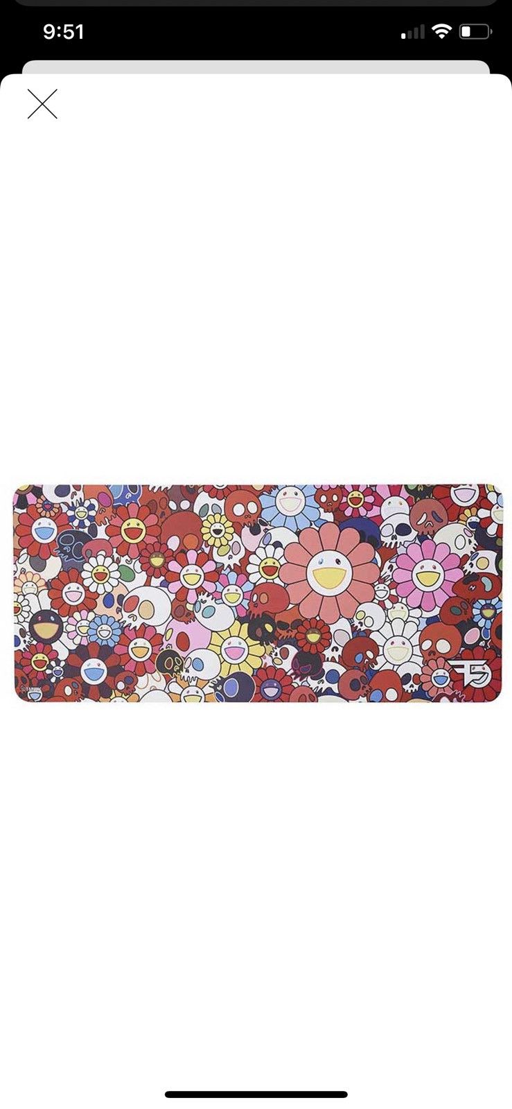Takashi Murakami Faze x Takashi Murakami Mousepad XL red | Grailed