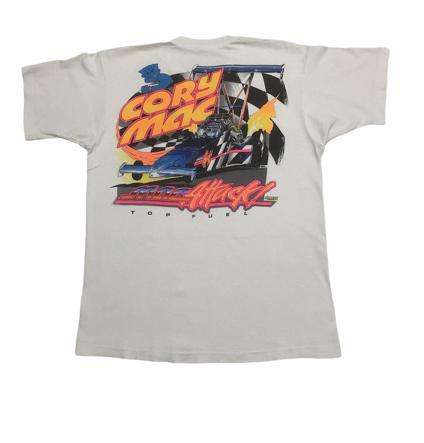 Racing × Rare Vintage Rare Distressed Cory Mac Top Fuel T-shirts | Grailed