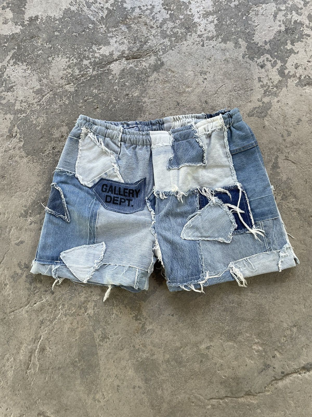 Gallery Dept. Patchwork Denim Short | Grailed
