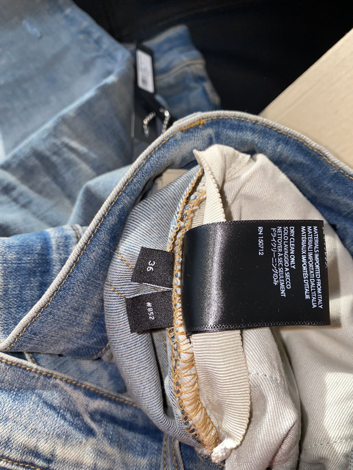 Amiri Amiri mx1 pink patch jeans | Grailed