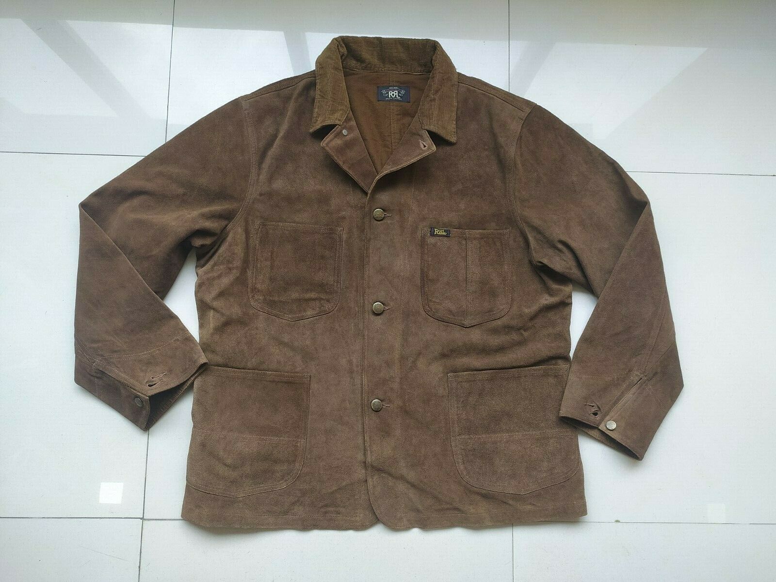 RRL Ralph Lauren RRL Men's Suede Chore Jacket $2200 | Grailed