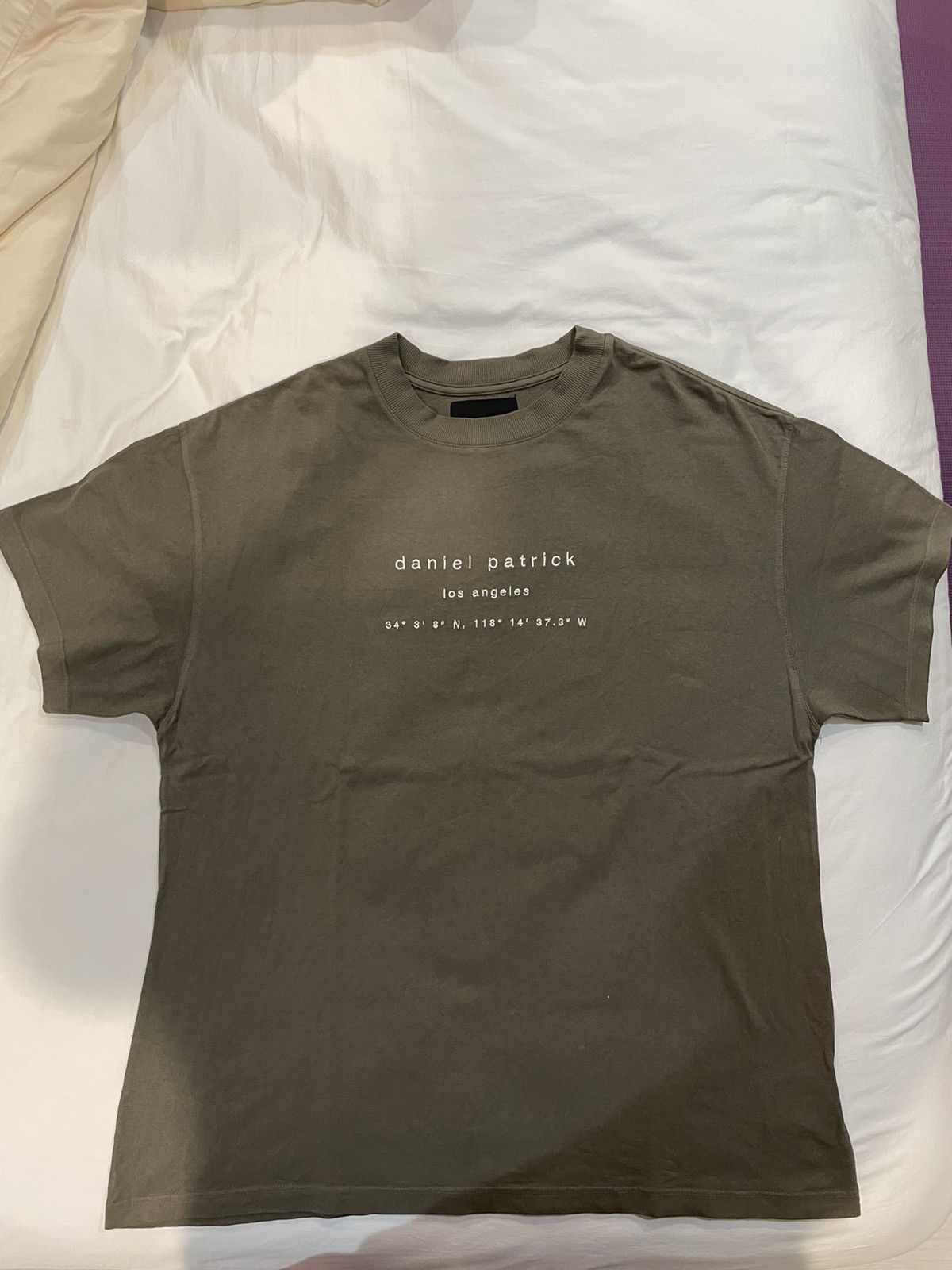 Daniel Patrick Daniel Patrick Olive Green Tee | Grailed