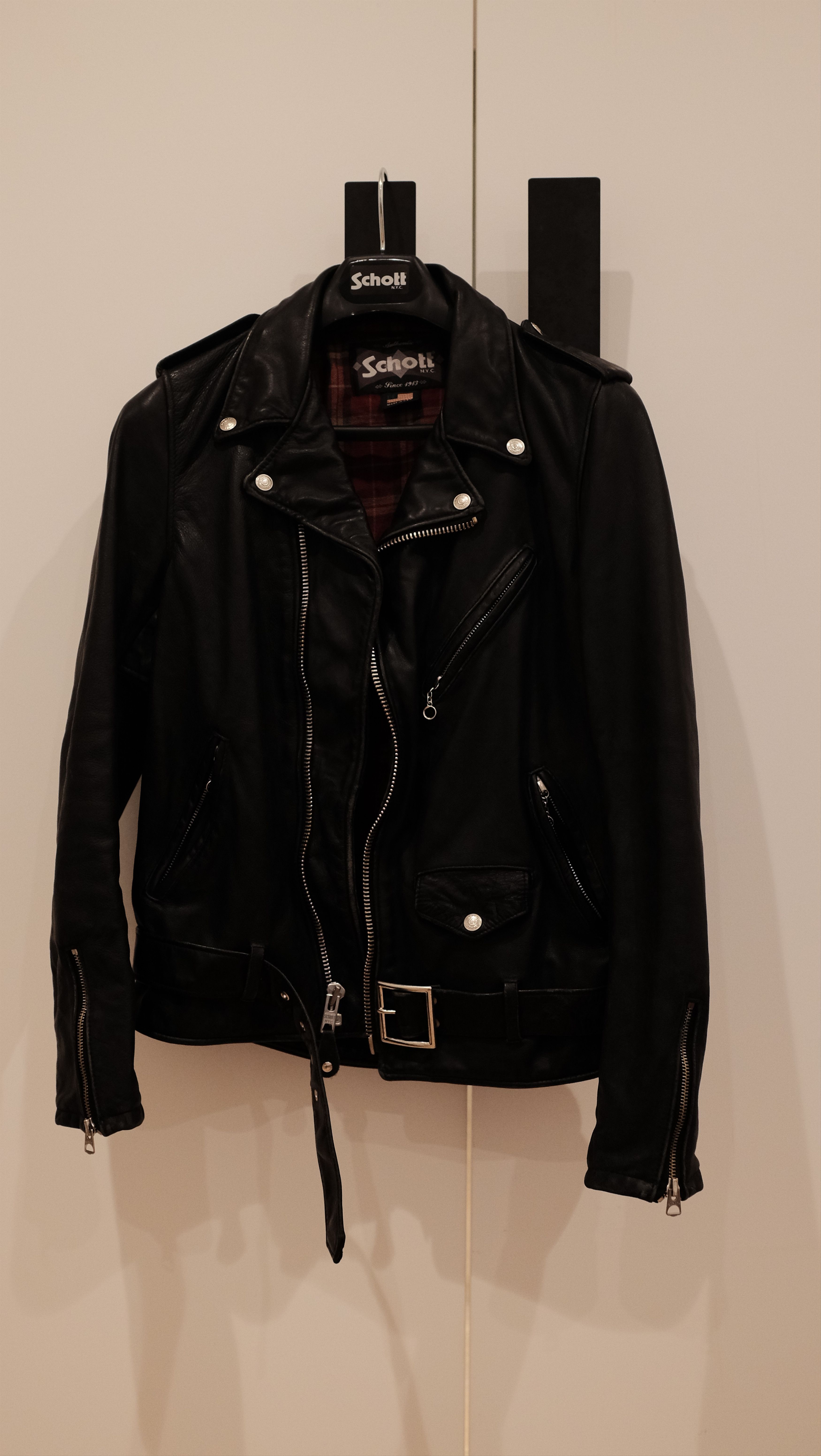 Schott Black 626vn Bowery Jacket | Grailed