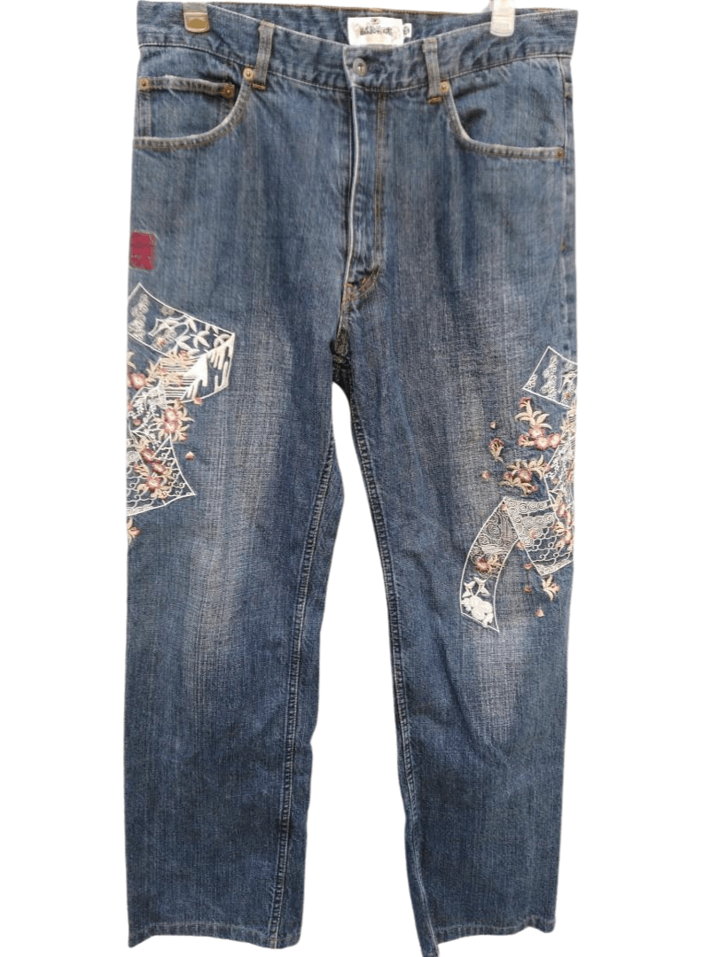 Japanese Brand Karakuri Tamashi Embroidered Flowers Japanese ...
