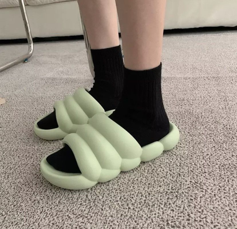 Japanese Brand × Vintage Summer Puffer Sandal Slides | Grailed