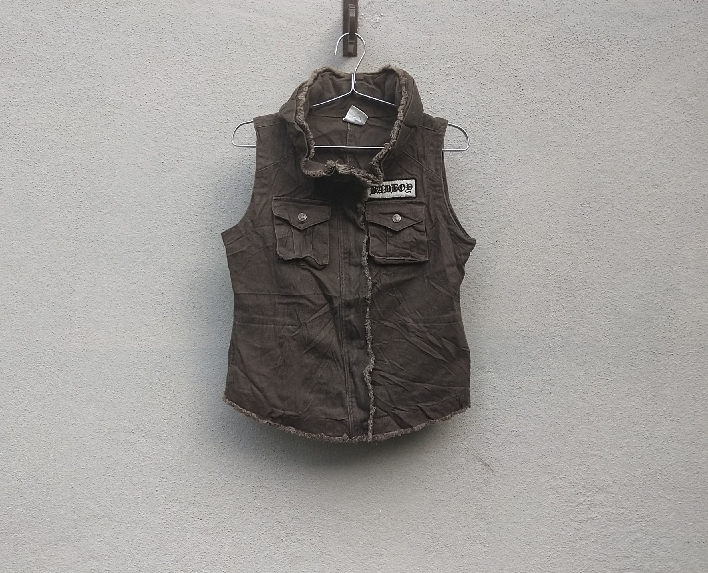 Outdoor Life × Streetwear × Vintage 🔥Vintage Bad Boy Zipper Up Vest ...