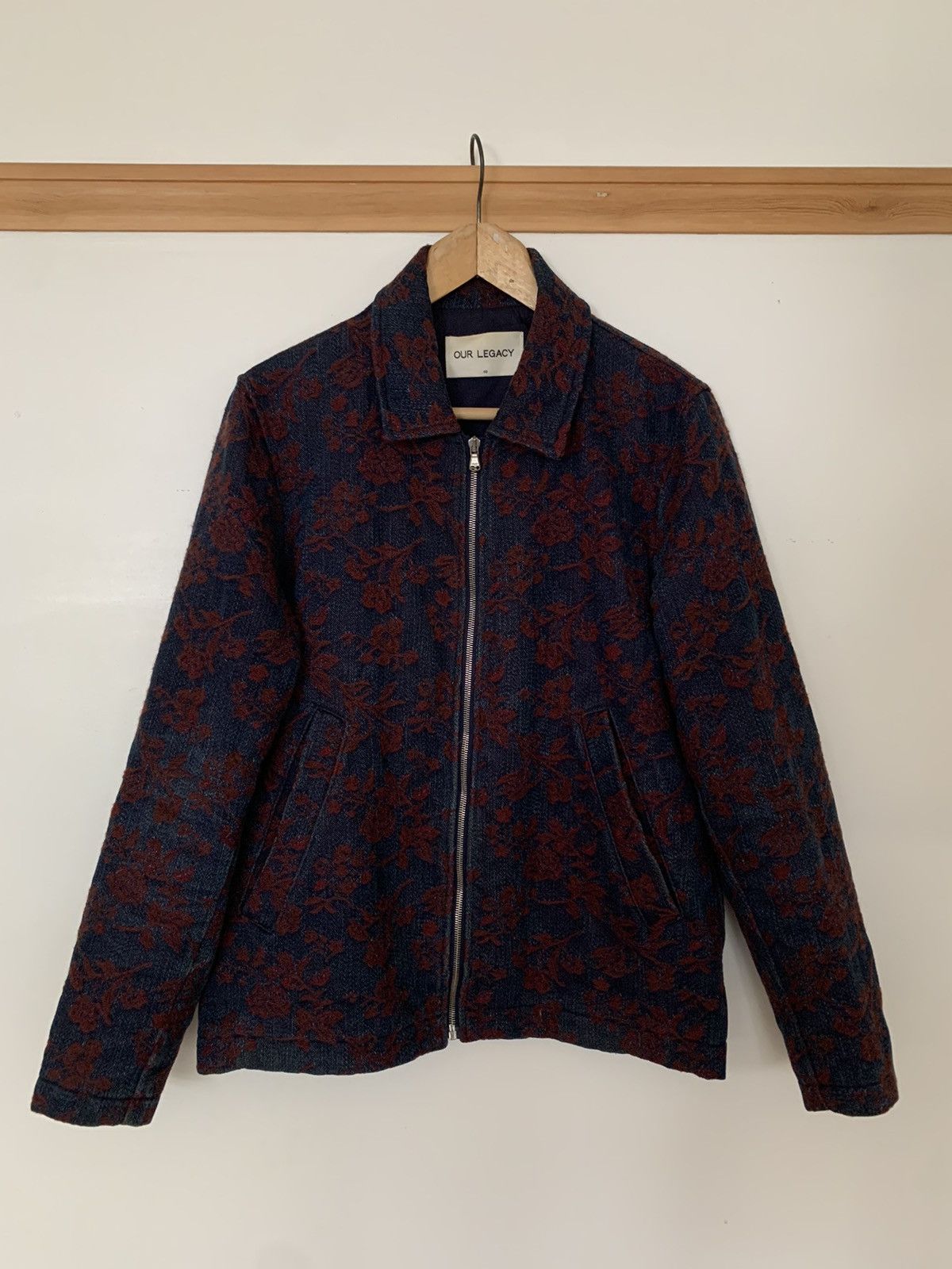 Our Legacy Flower Indigo Wool Jacket | Grailed