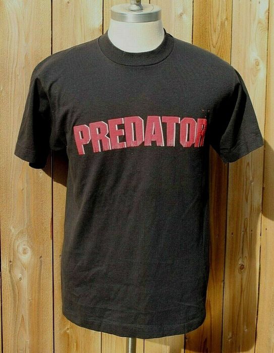 Vintage OG Vintage 80s PREDATOR Movie Promo Tee Medium Screen Stars ...