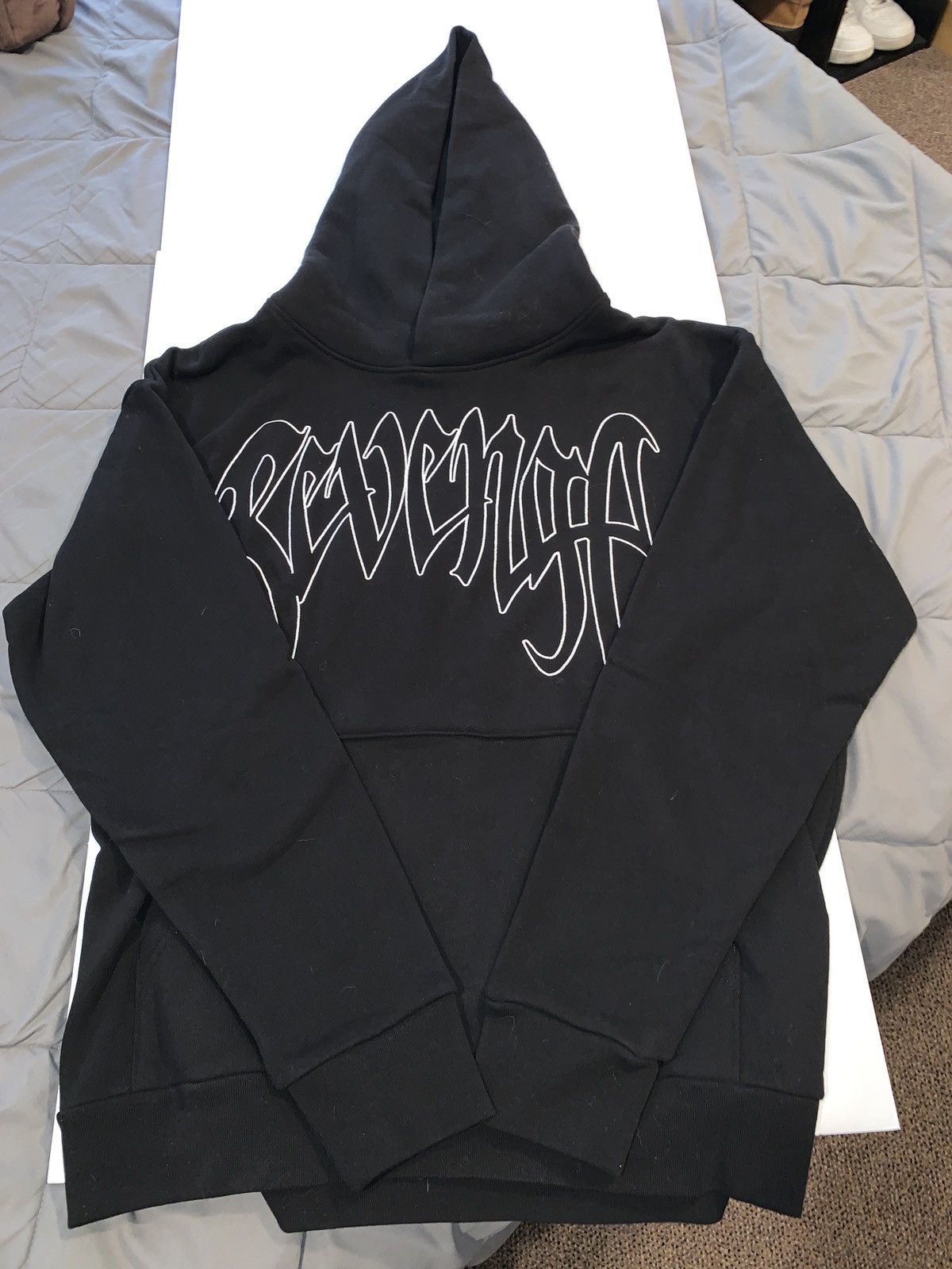 Revenge Revenge Outline hoodie embroidered | Grailed