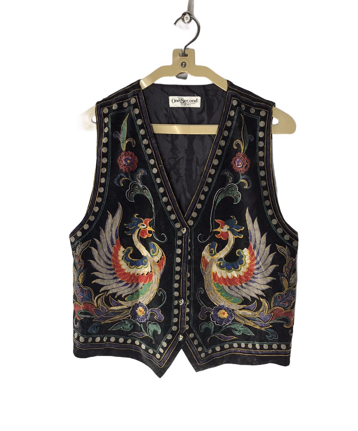 Japanese Brand Art design vest button by one second excellence Tokyo ...