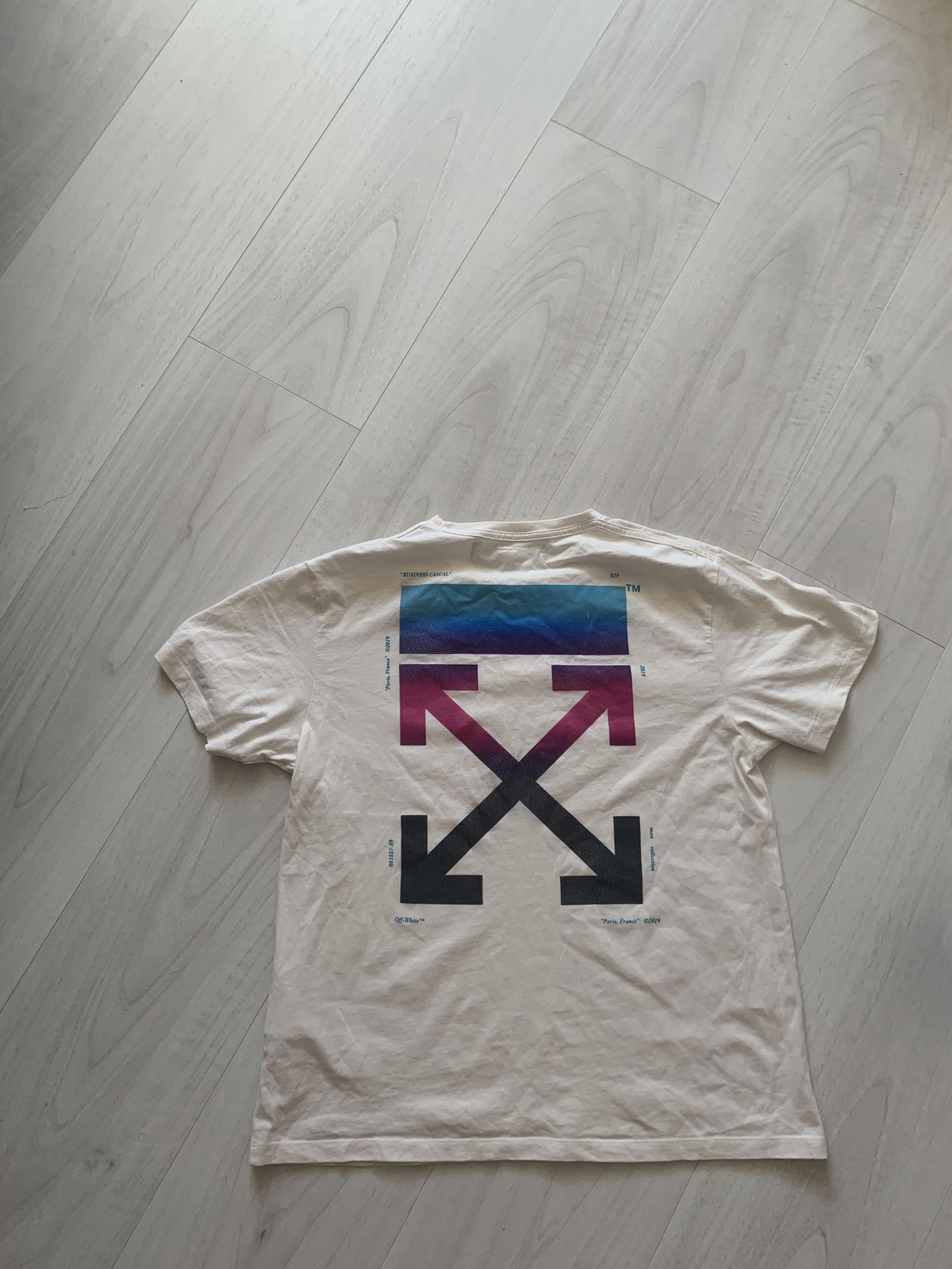 Off-White Off-white Gradient tee | Grailed