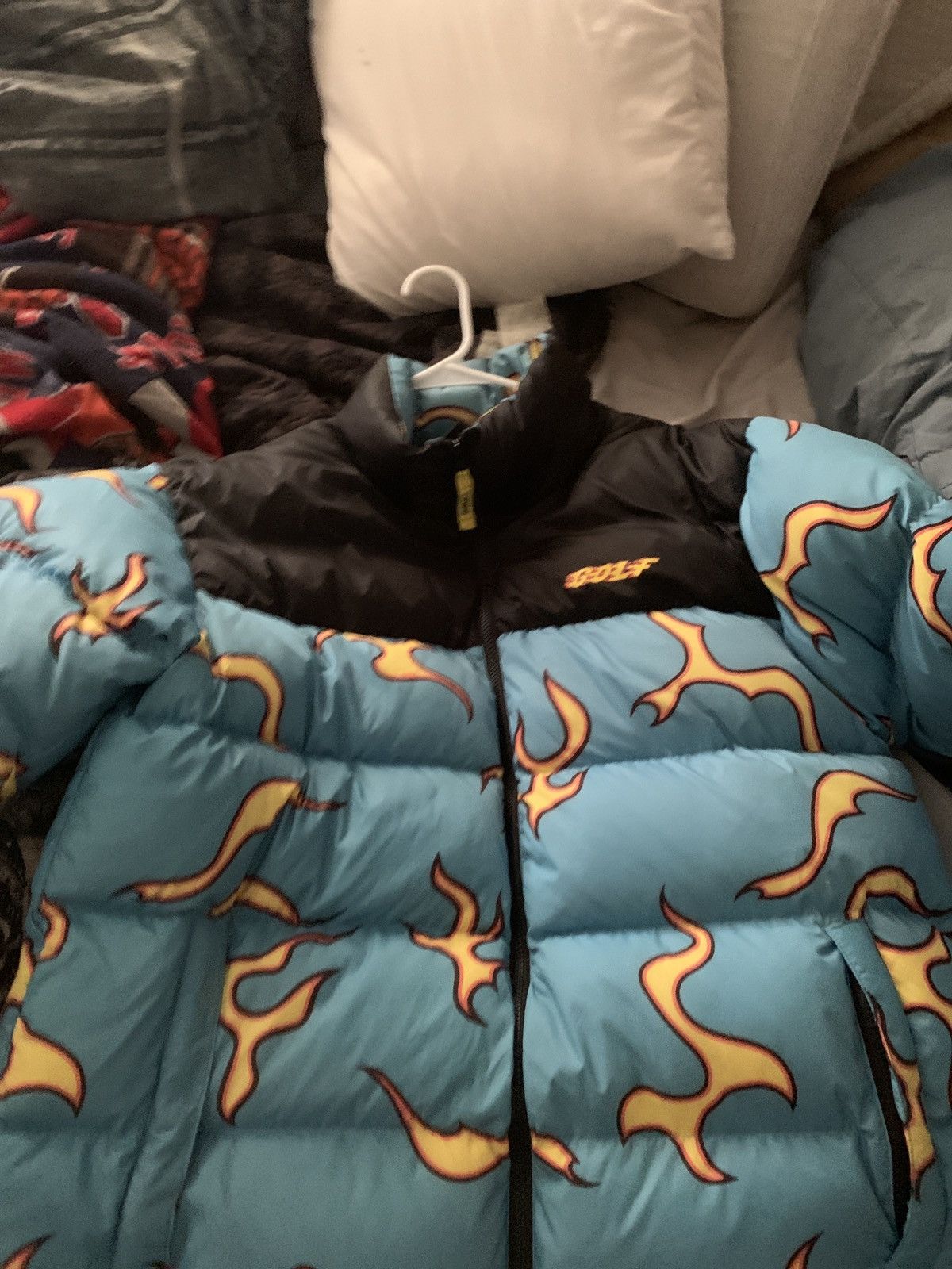 Golf Wang Golf Wang Flame Puffer Jacket | Grailed