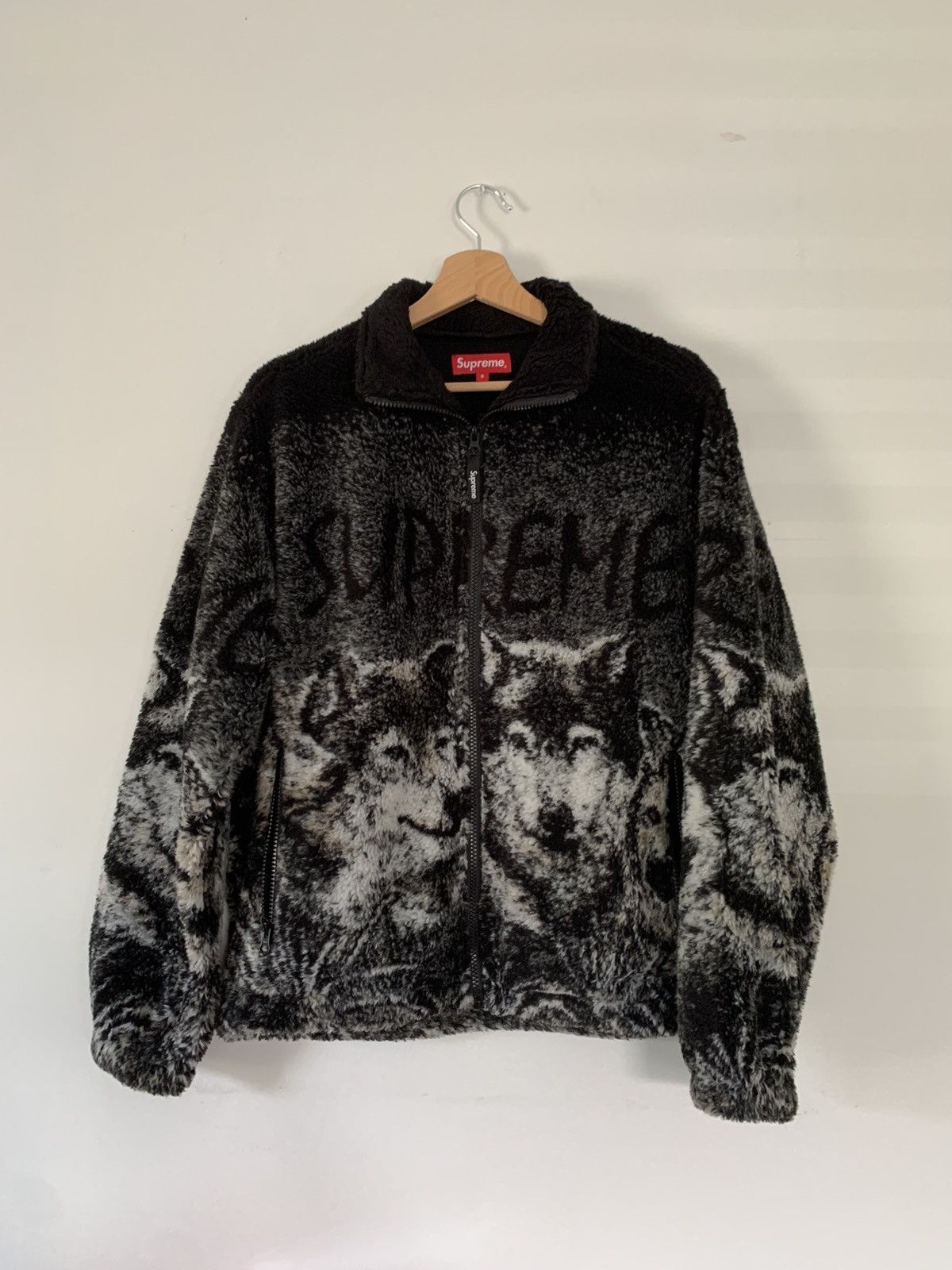 Supreme Wolf Fleece Jacket | Grailed