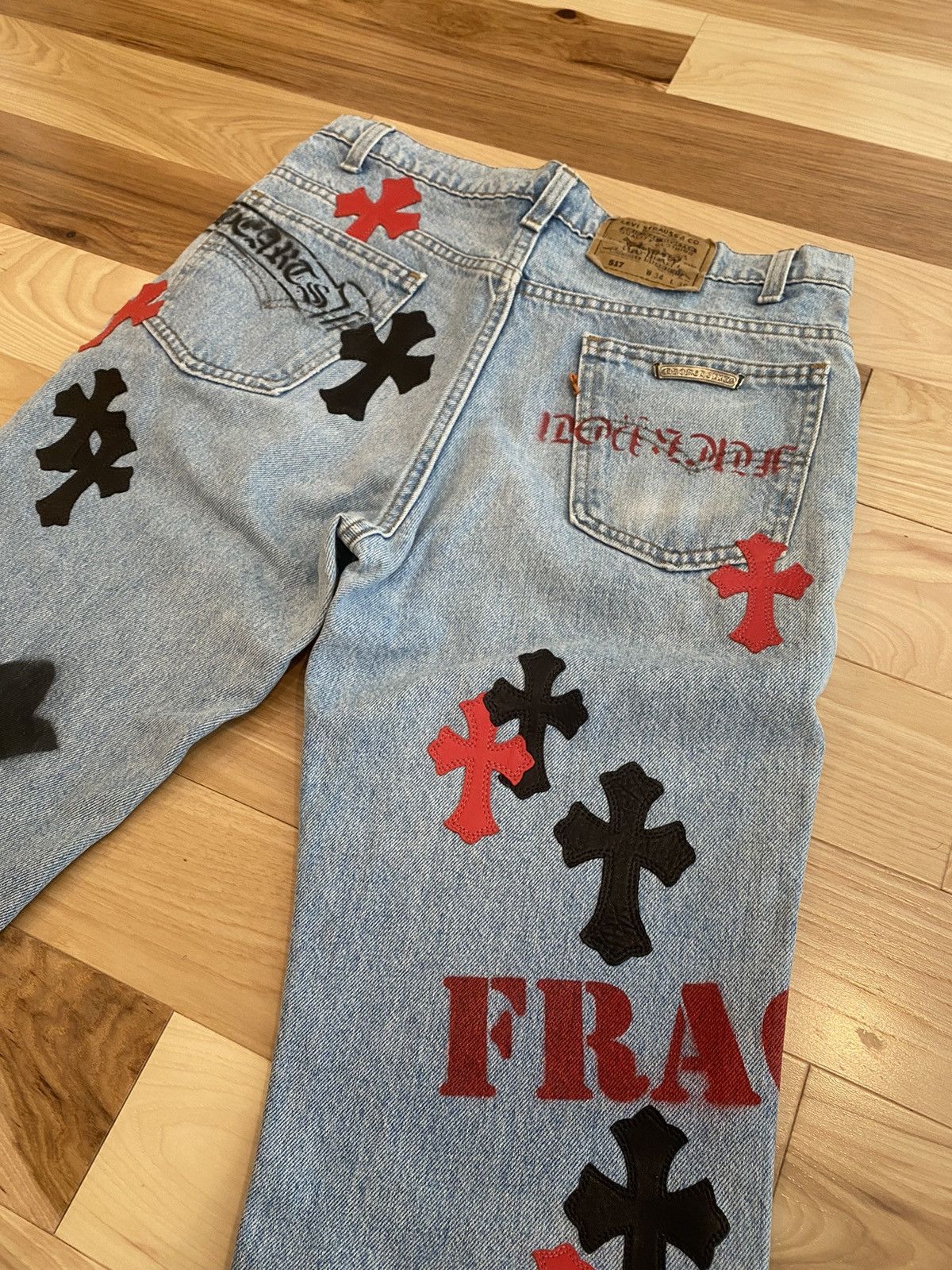 Chrome Hearts Chrome Hearts Jeans Stencil Denim 32x34 | Grailed Chrome Hearts Chrome Hearts Jeans Stencil Denim 32x34 | Grailed