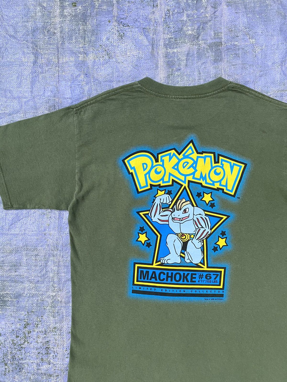 Vintage 1999 Machoke Pokémon Limited Edition Collector Series Tee | Grailed