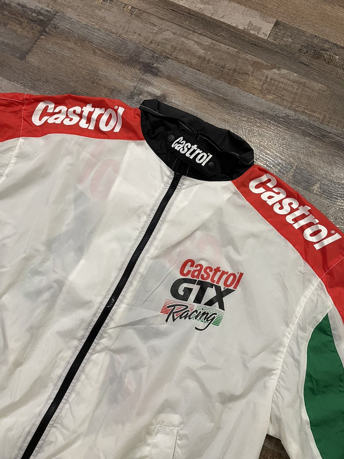 Streetwear × Vintage Vintage Castrol GTX racing jacket windbreaker ...