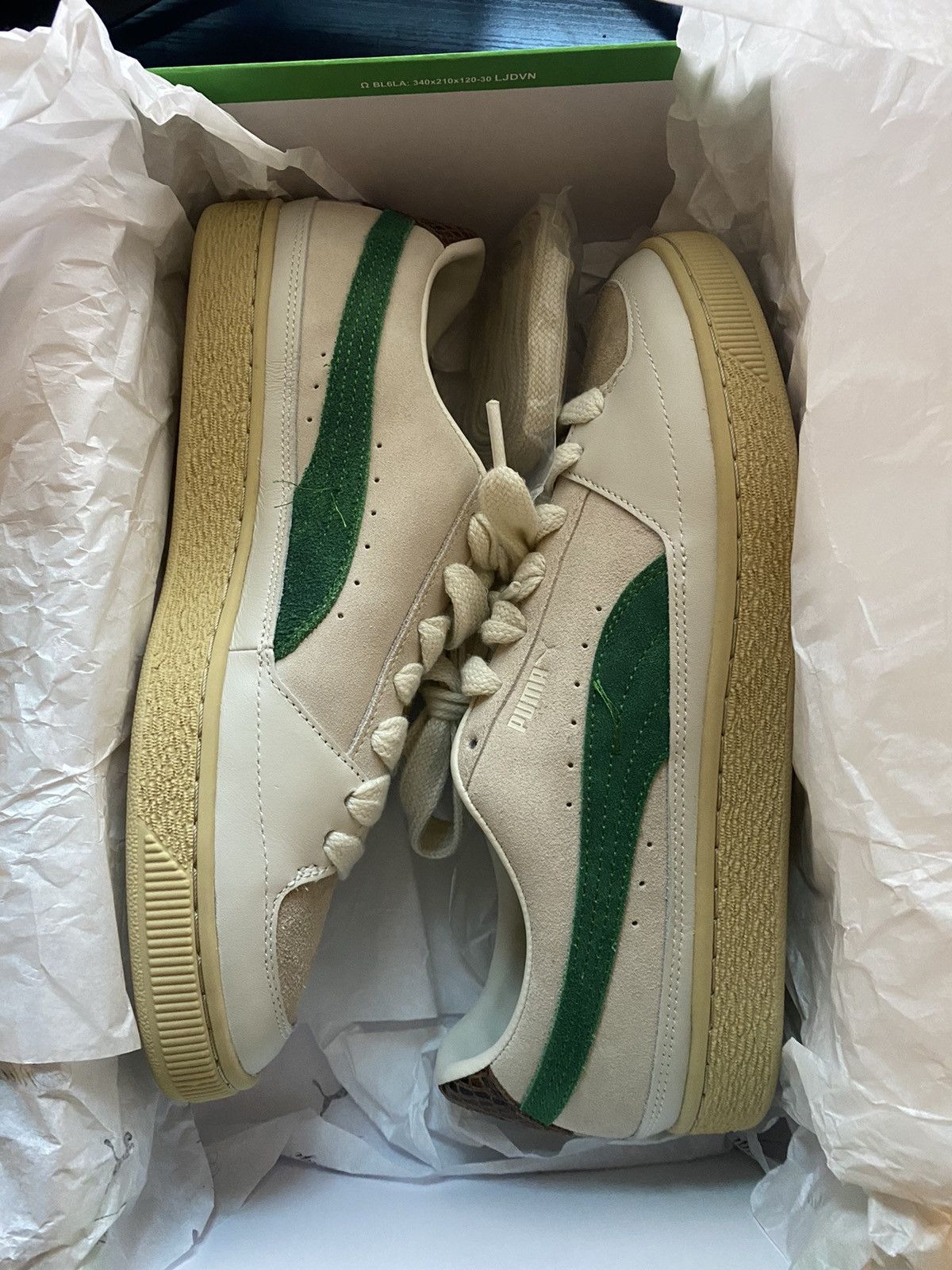 Puma × Rhude Puma Suede x Rhuigi Hoops | Grailed