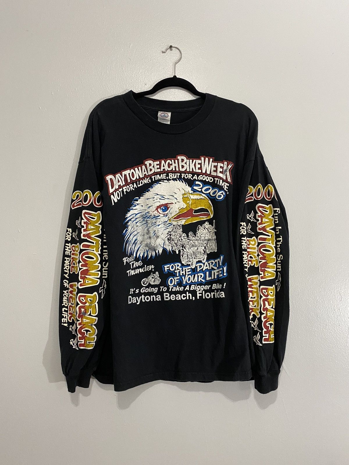 Harley Davidson × Vintage Vintage 2006 Daytona Beach Bike Week T-Shirt ...
