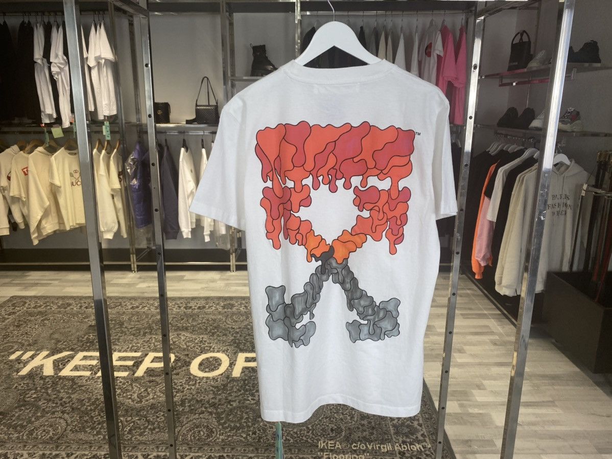 Off-White BNWT Off White Dripping Arrow Logo T-Shirt | Grailed