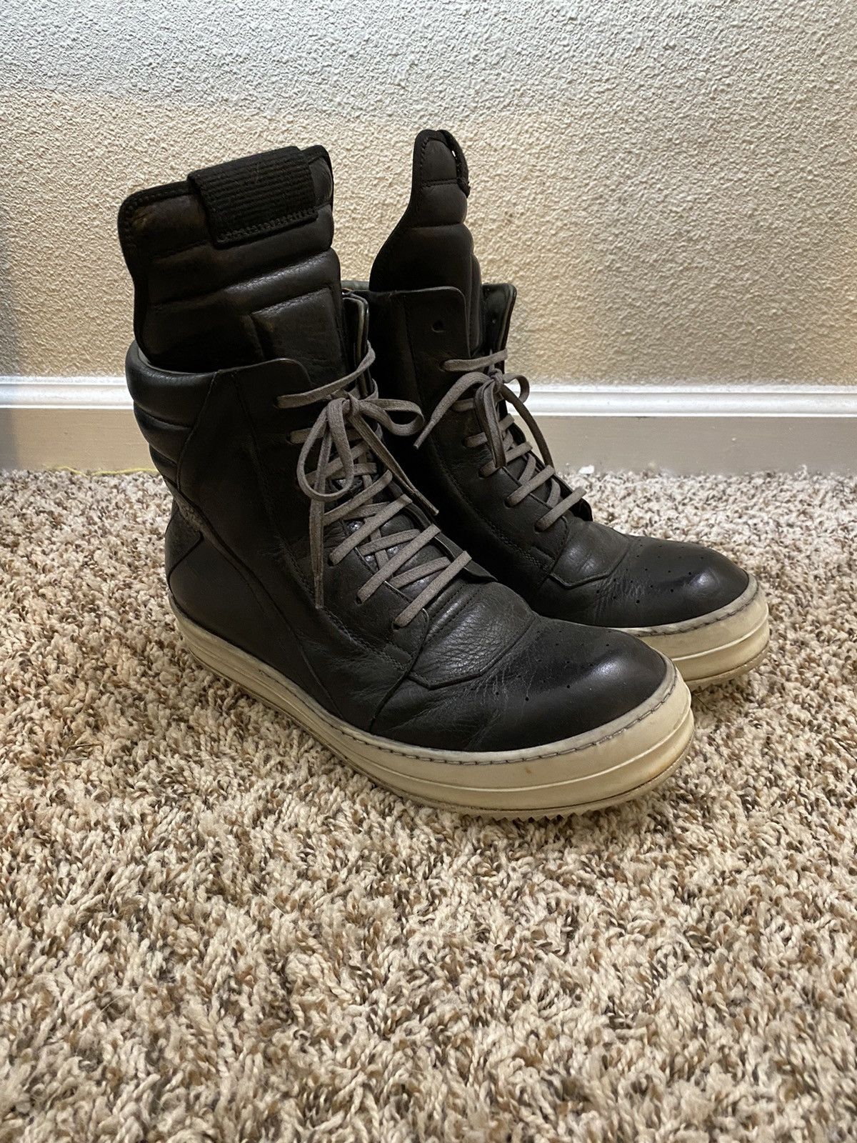 Rick Owens Geobaskets | Grailed