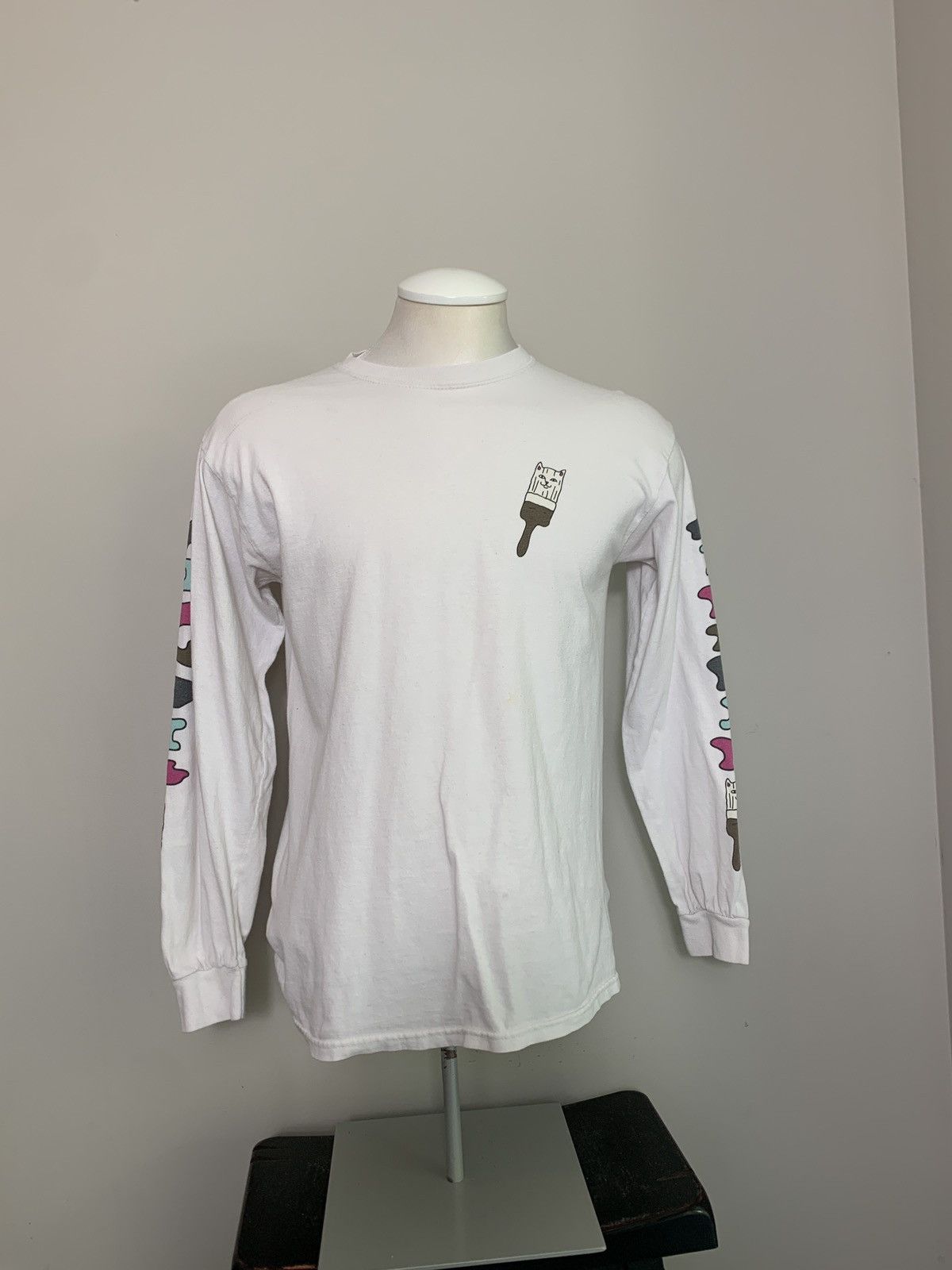 Rip N Dip × Streetwear Iconic Bob Ross painting x rip n dip long sleeve ...