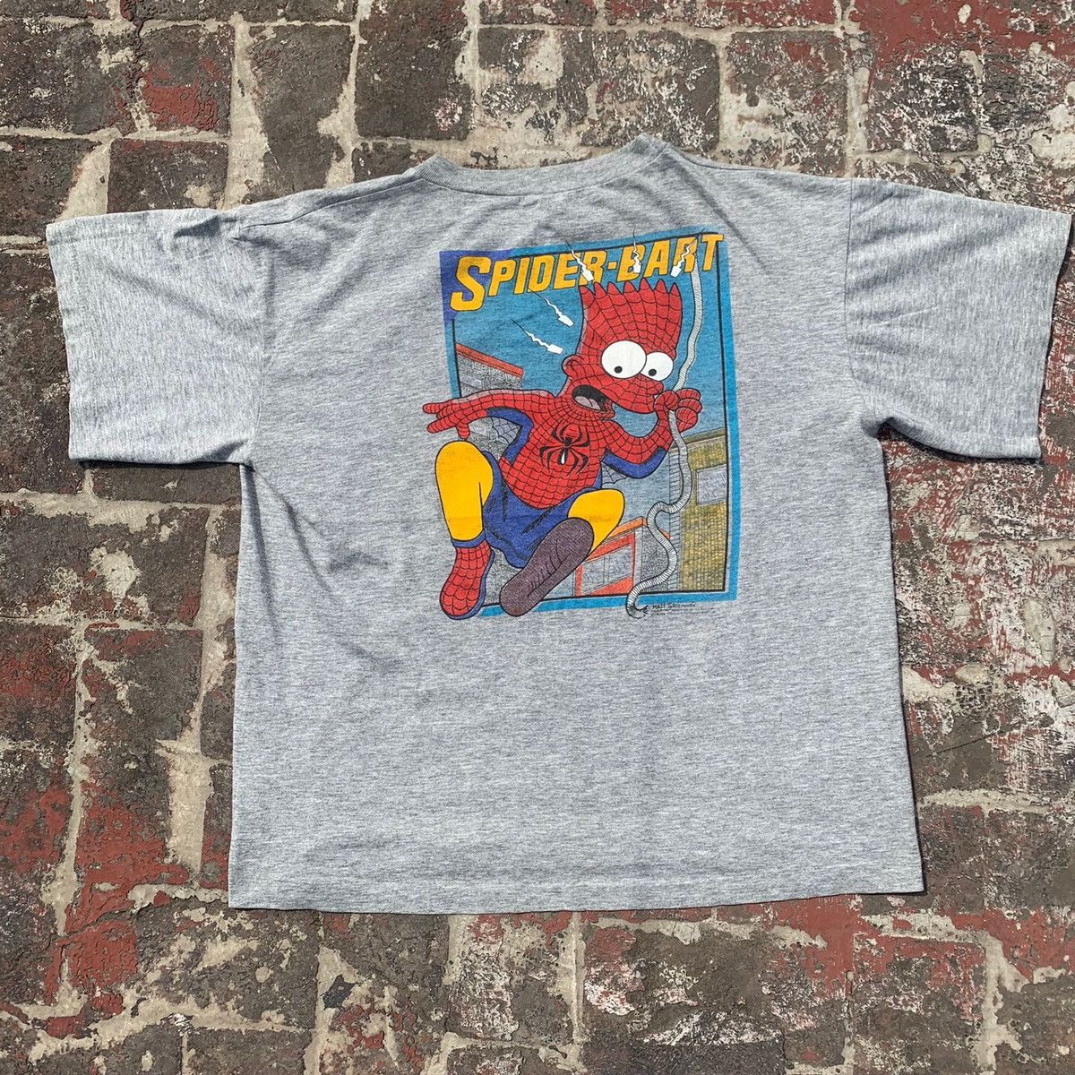 Vintage Ultra rare vintage 1994 spider-Bart simpson | Grailed