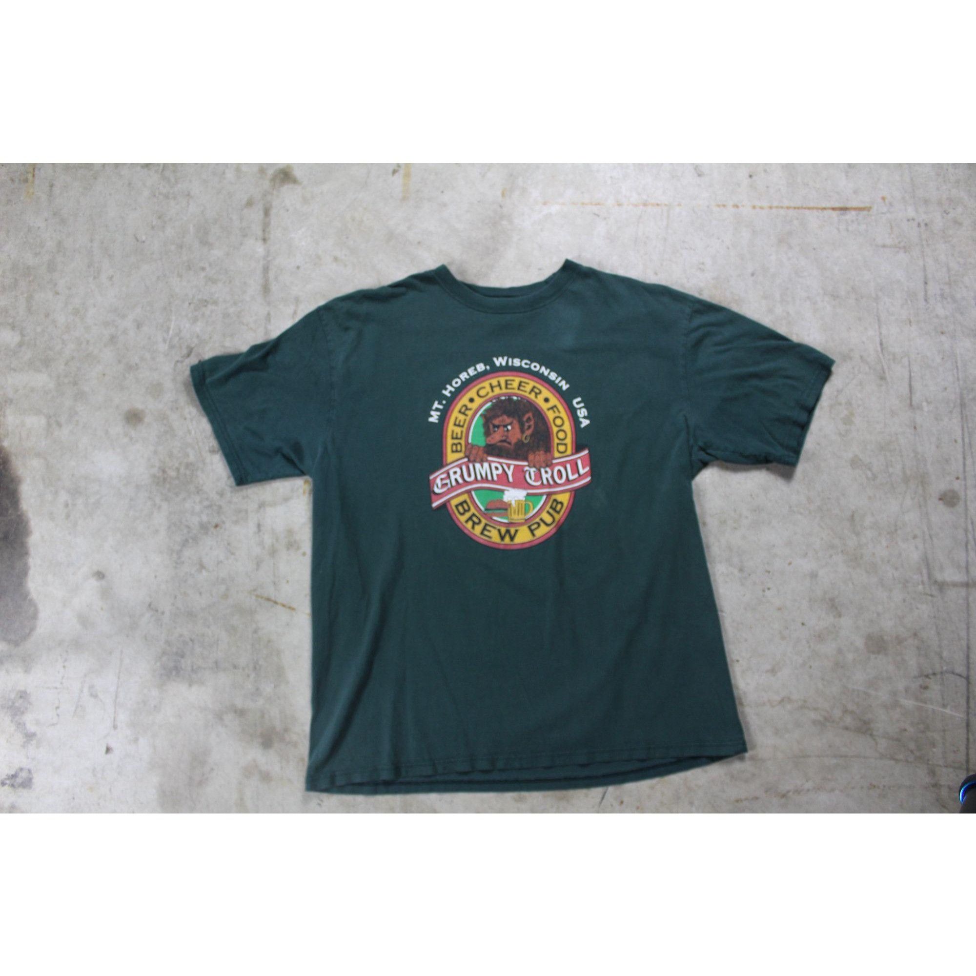 Vintage Grumpy Troll Brew Pub T-Shirt | Grailed