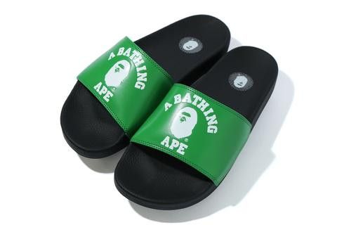 Bape A BATHING APE COLOR SLIDES MENS SIZE GREEN 9 | Grailed