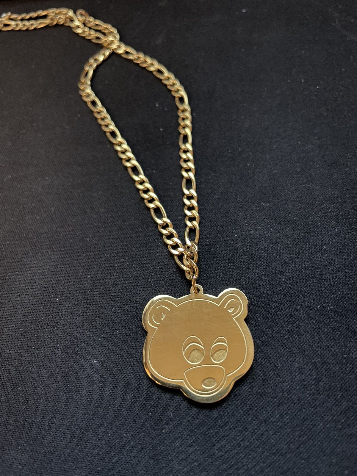 Vintage Kanye West College Dropout Graduation Bear Pendant Necklace ...
