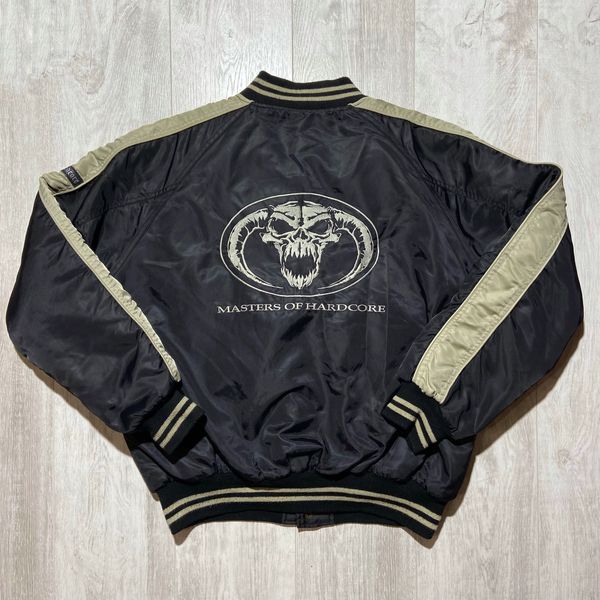 Vintage Masters of Hardcore Vintage Bomber Jacket Gabber Techno 90s ...