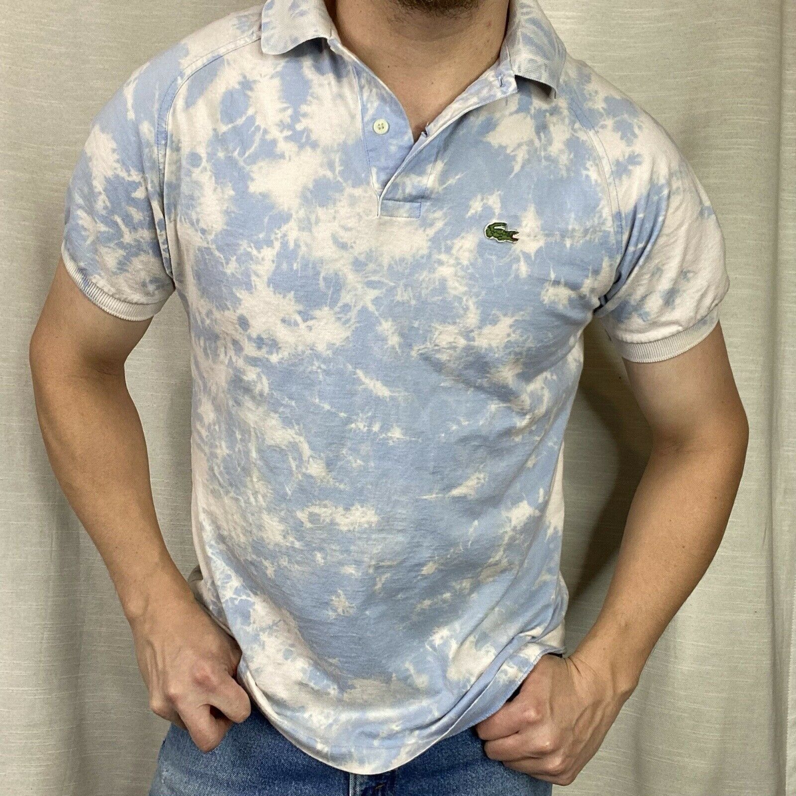 Lacoste Vintage Izod Lacoste Grand Patron Polo Shirt acid wash | Grailed