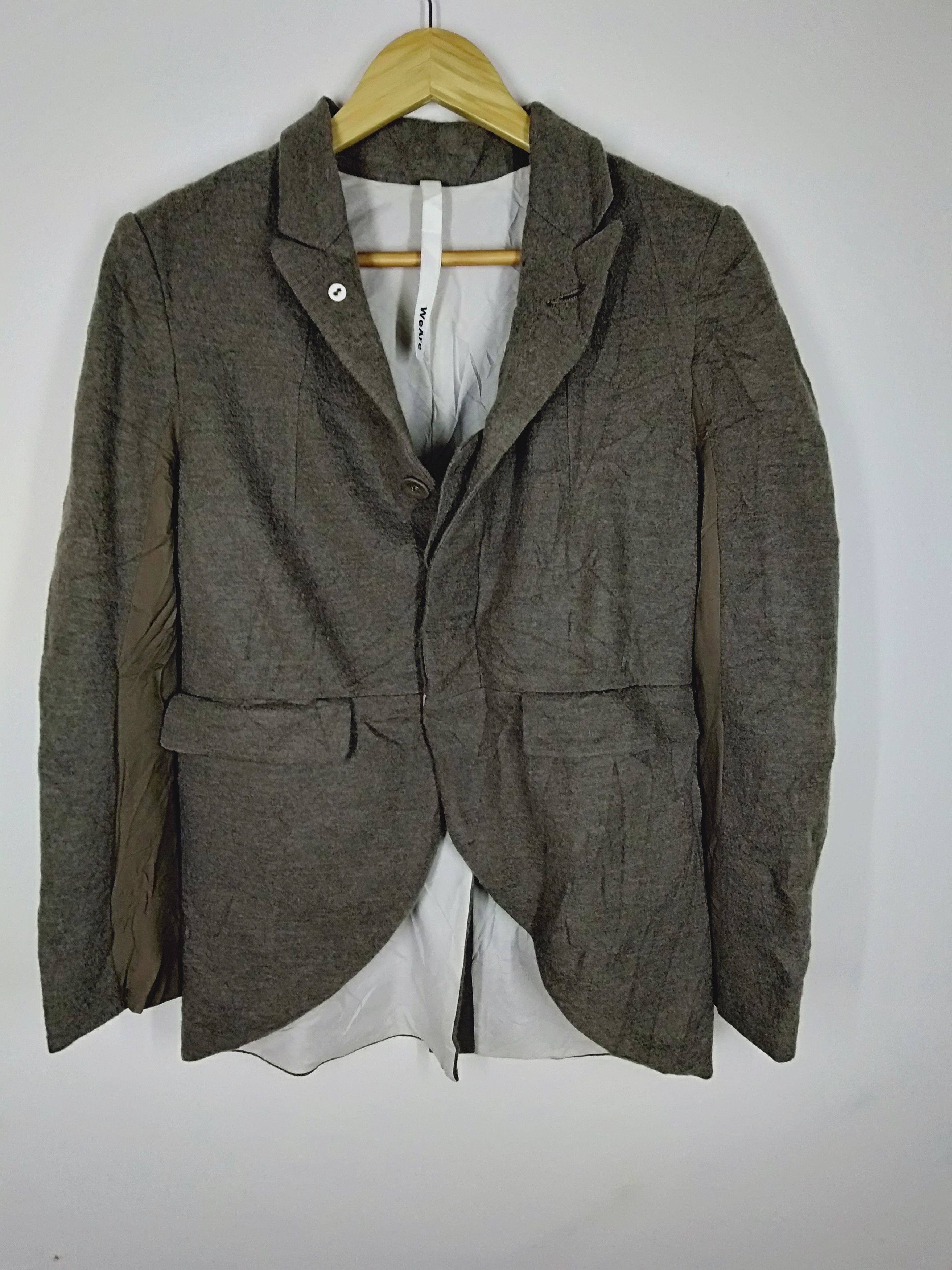 Designers Original × Japanese Brand 💥 ORIGINAL JAPAN BLAZER GRAY WOOL ...