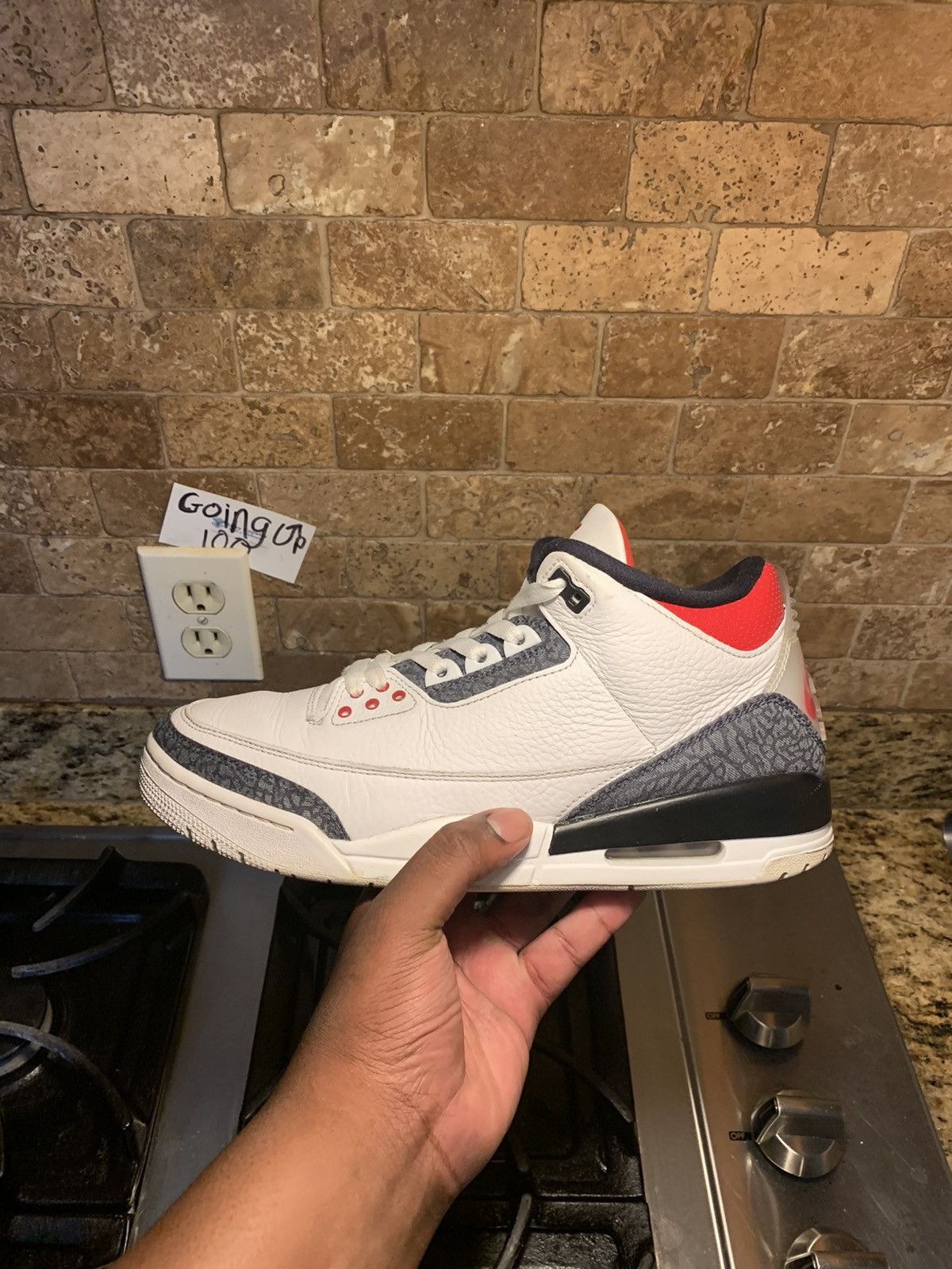 Jordan Brand Air Jordan 3 Denim se Fire red | Grailed