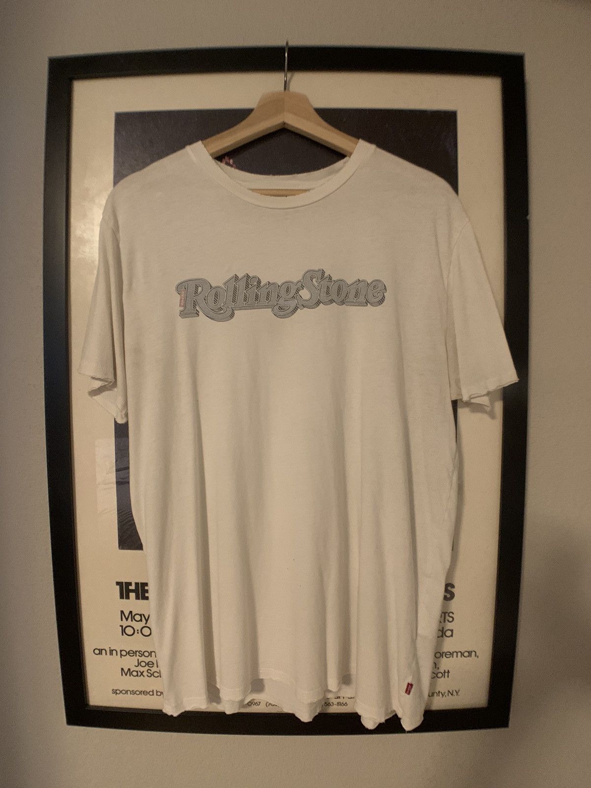 Levi's Raw Edge White T-Shirt | Grailed