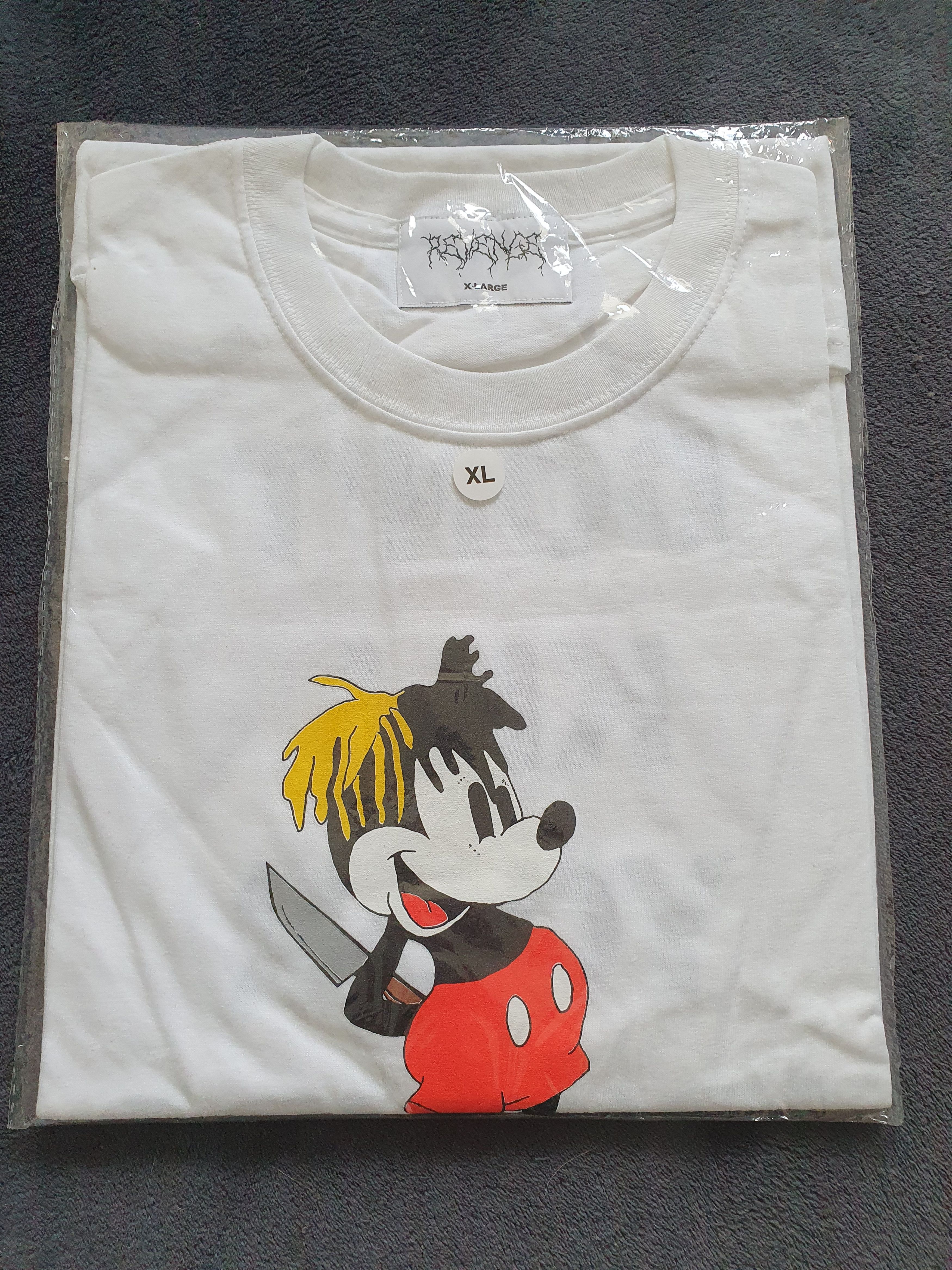 Revenge XXXTENTACION Mickey Mouse tee DS Revenge unopened | Grailed