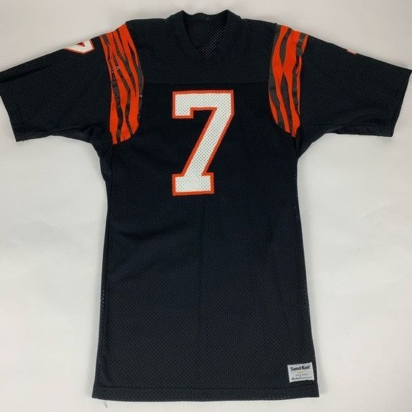 NFL Boomer Esiason Bengals Vintage MacGregor Sand Knit Jersey | Grailed