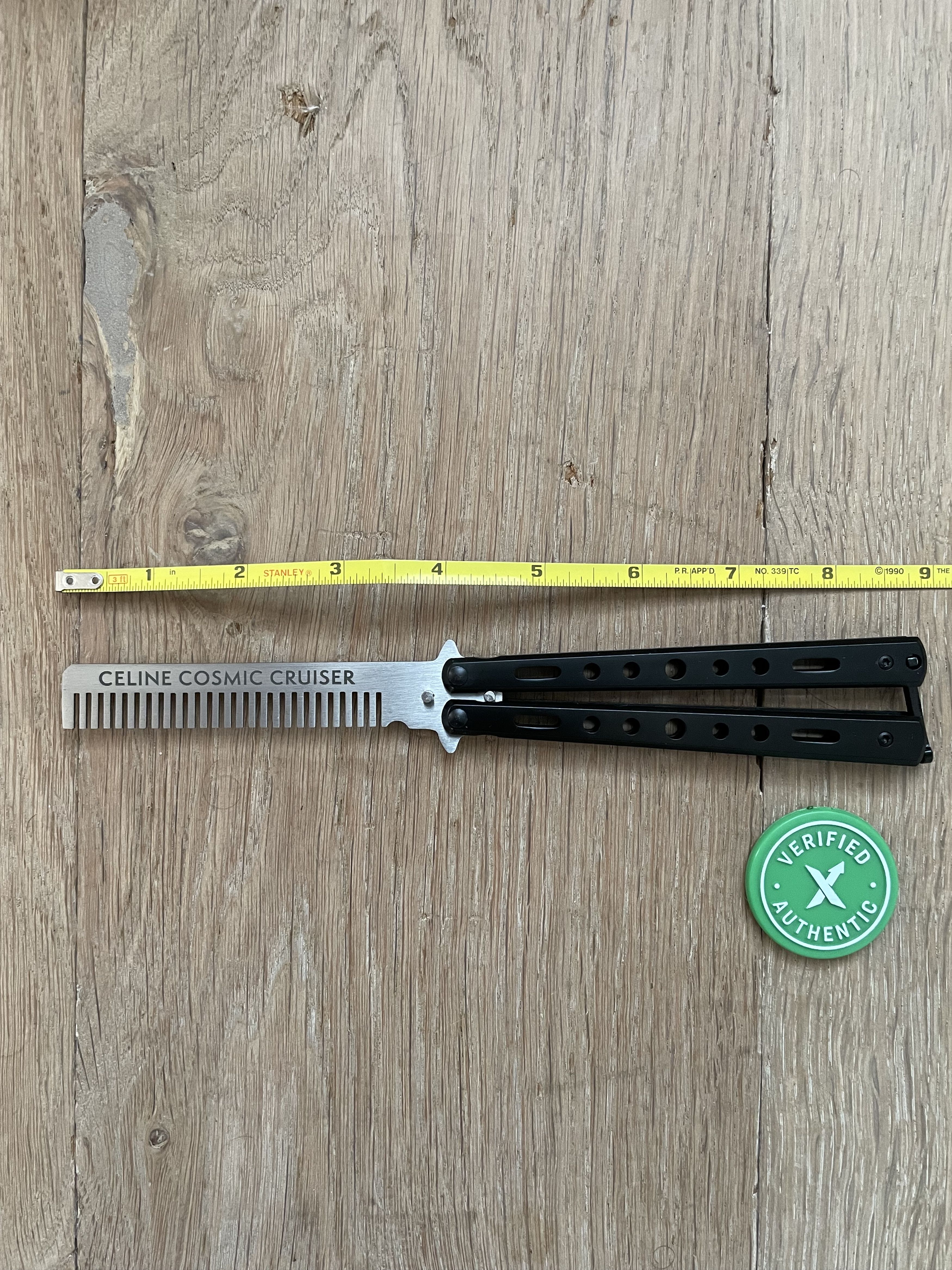 Celine Celine Hedi Slimane Cosmic Cruiser Folding Hair Comb & Bag | Grailed