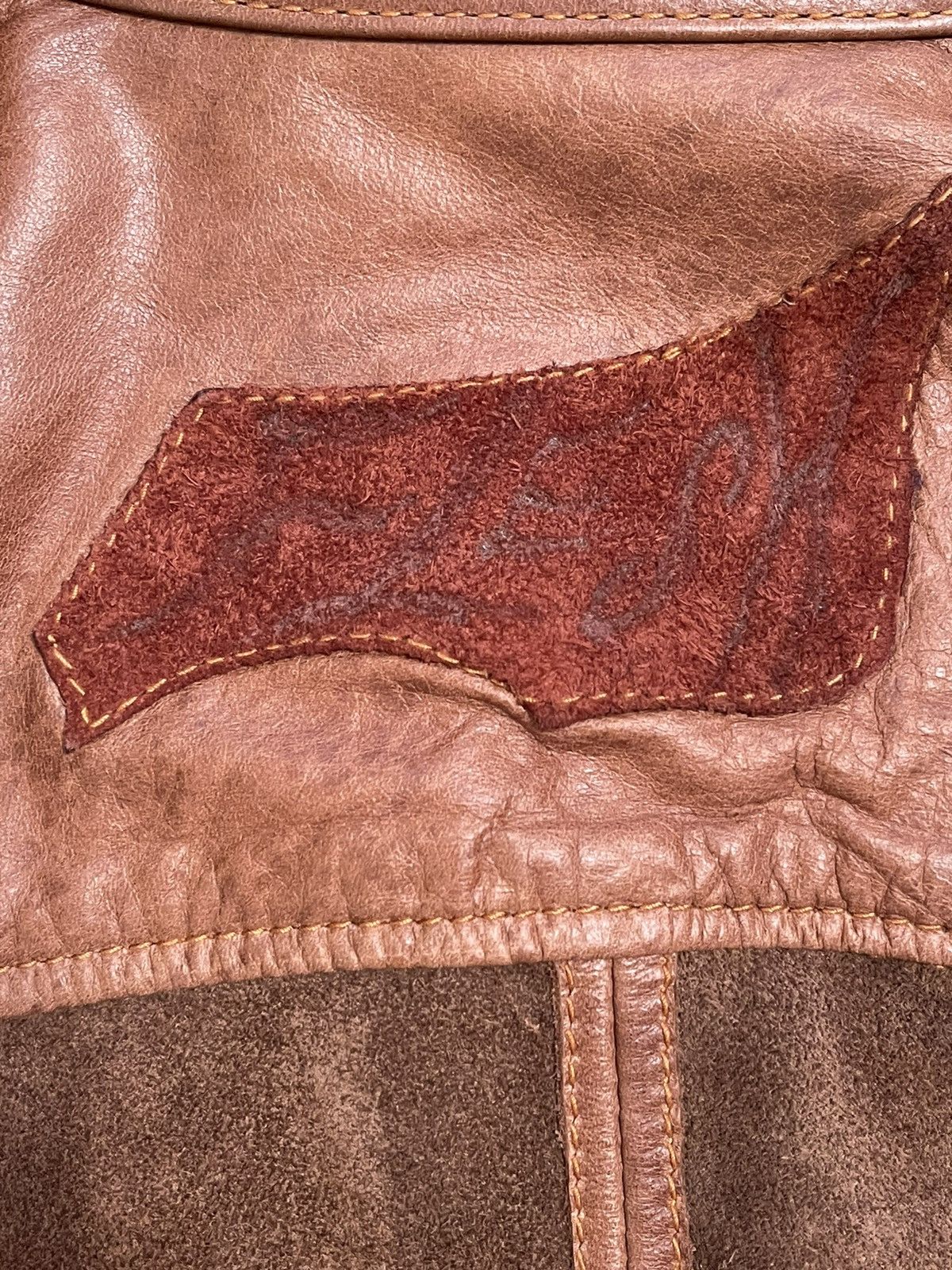 Vintage Flesh Custom Genuine Leather Jacket | Grailed