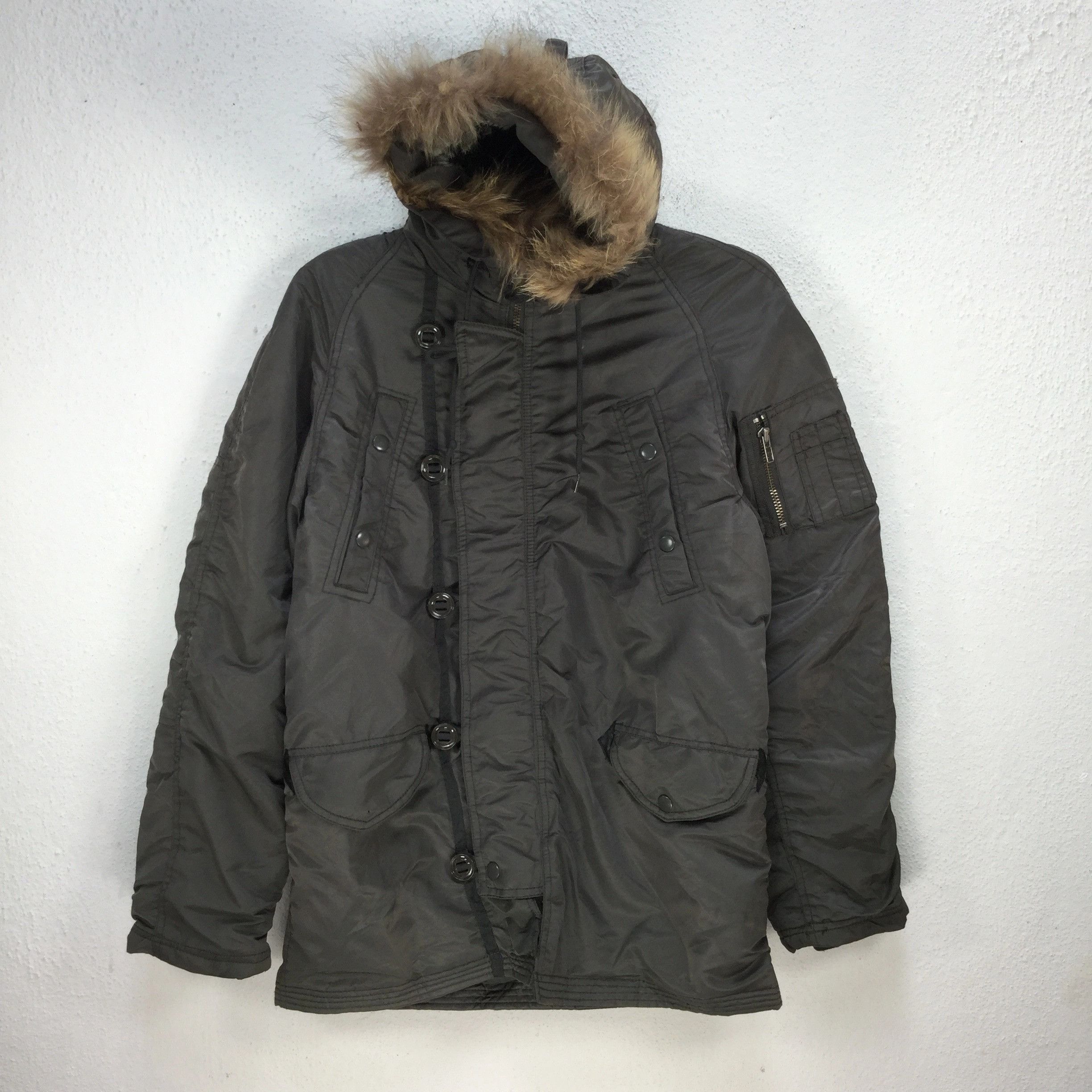 Japanese Brand × Military × Streetwear Back Number N3b Parka Jacket ...