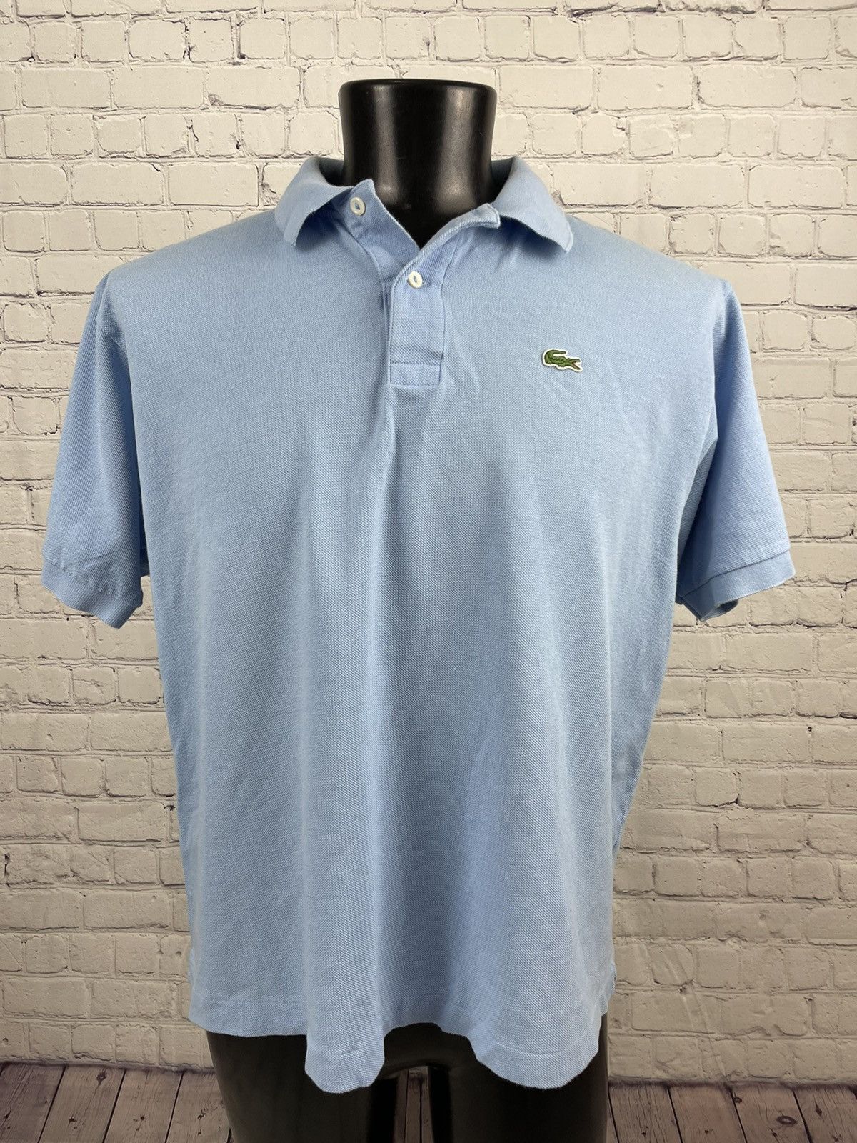 Lacoste Lacoste, Alligator, Embroidered, Blue Polo, Size 7, XXL | Grailed