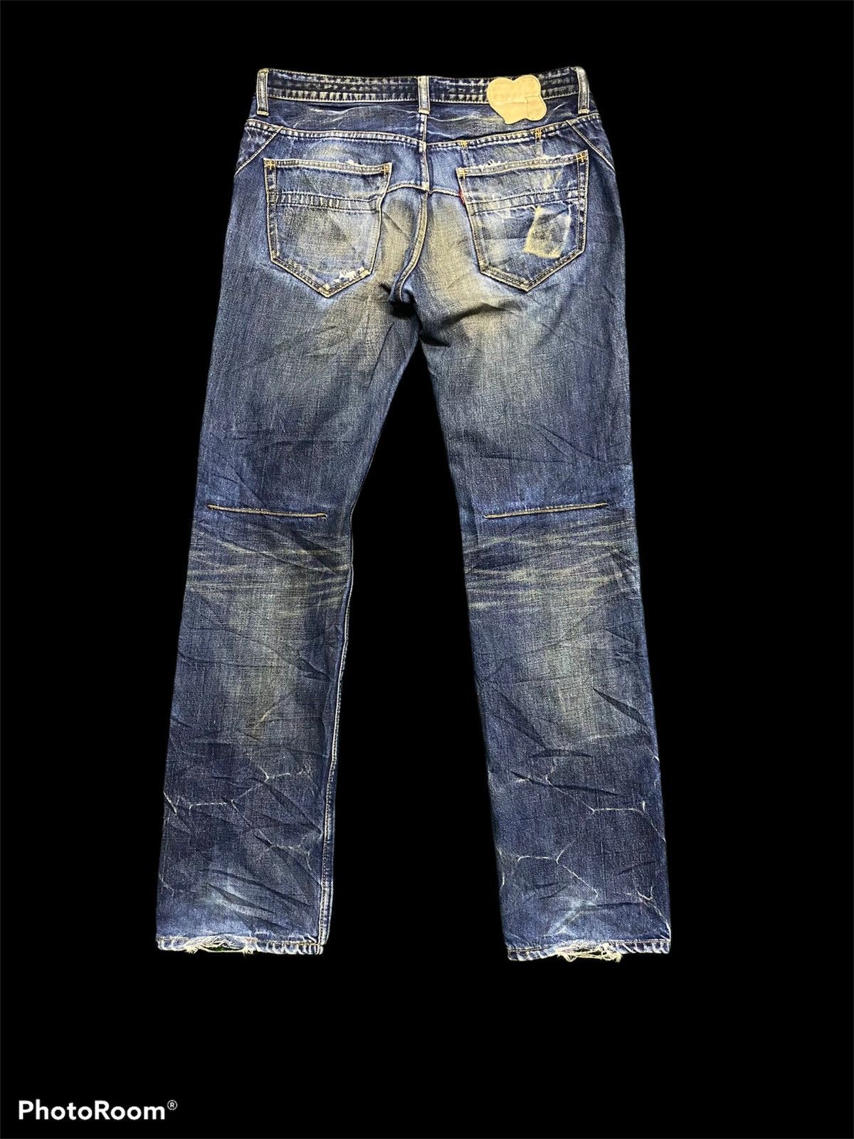 Number (N)ine Number Nine Distressed Denim Made in Japan | Grailed